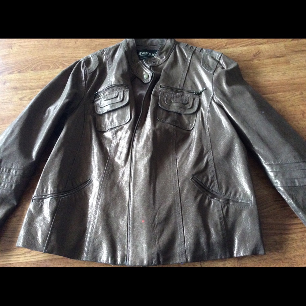 Bronze Leather Jacket - Gem